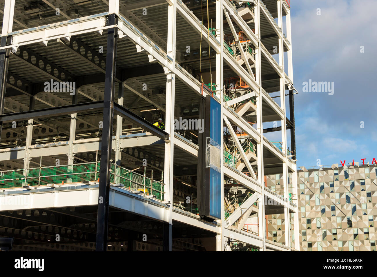 The No. 8 First Street building under construction, Nov. 2016. First ...