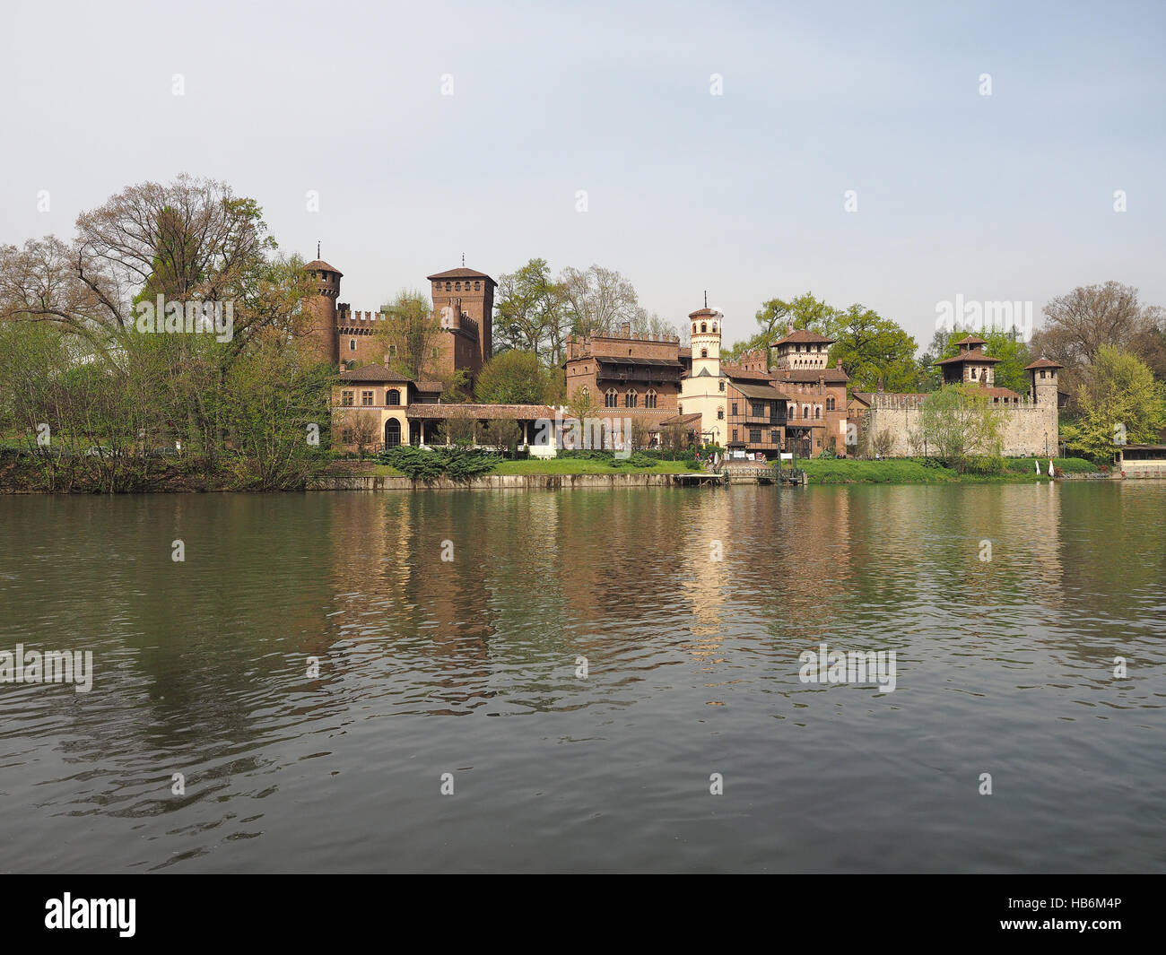 Medieval Castle in Turin Stock Photo - Alamy