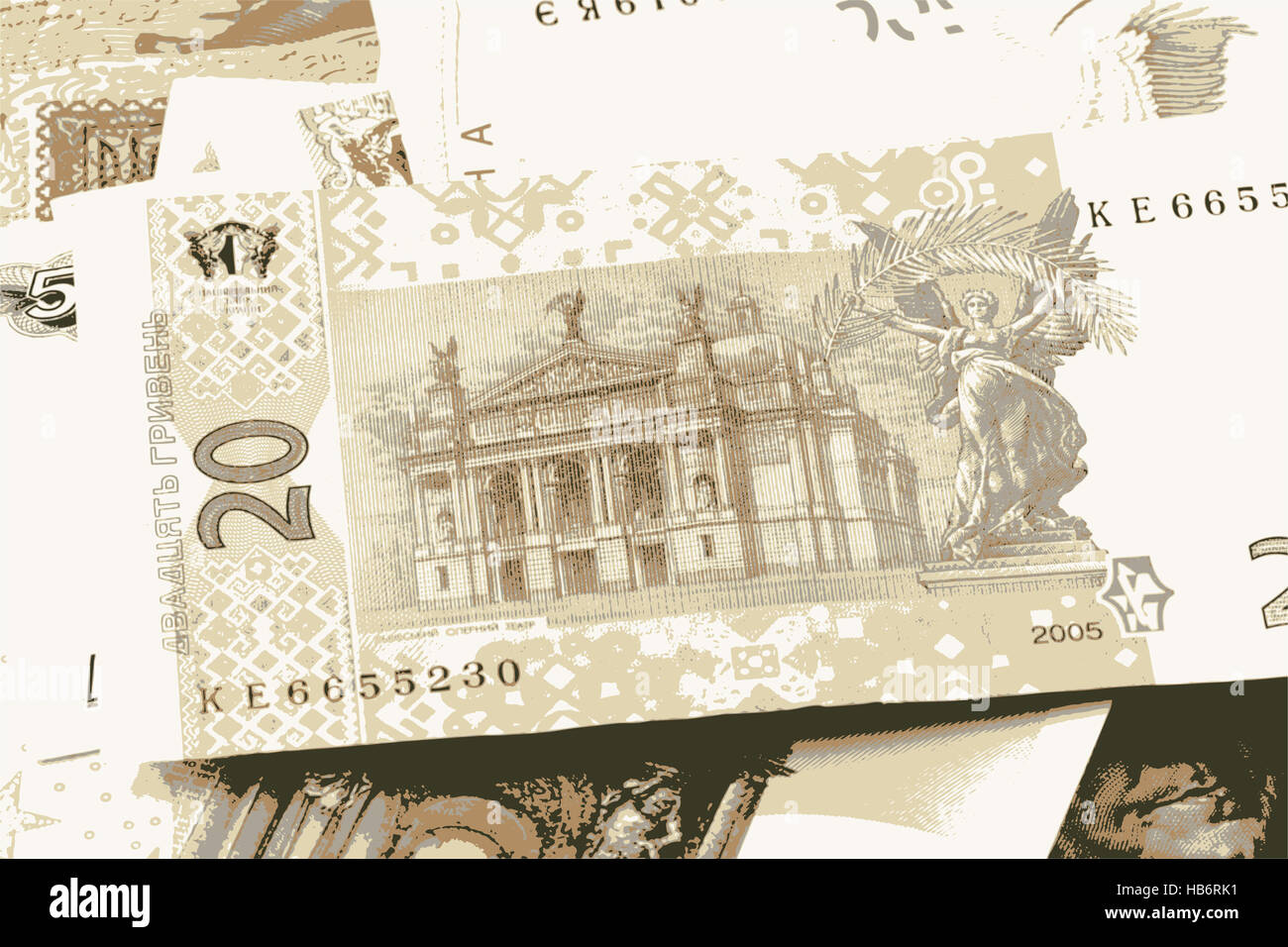 european money vector illustration Stock Photo - Alamy