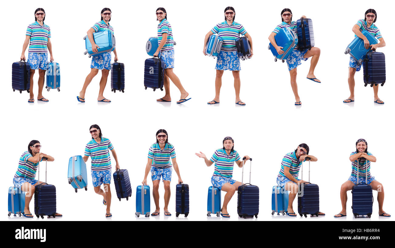 Man preparing for this summer vacation Stock Photo - Alamy