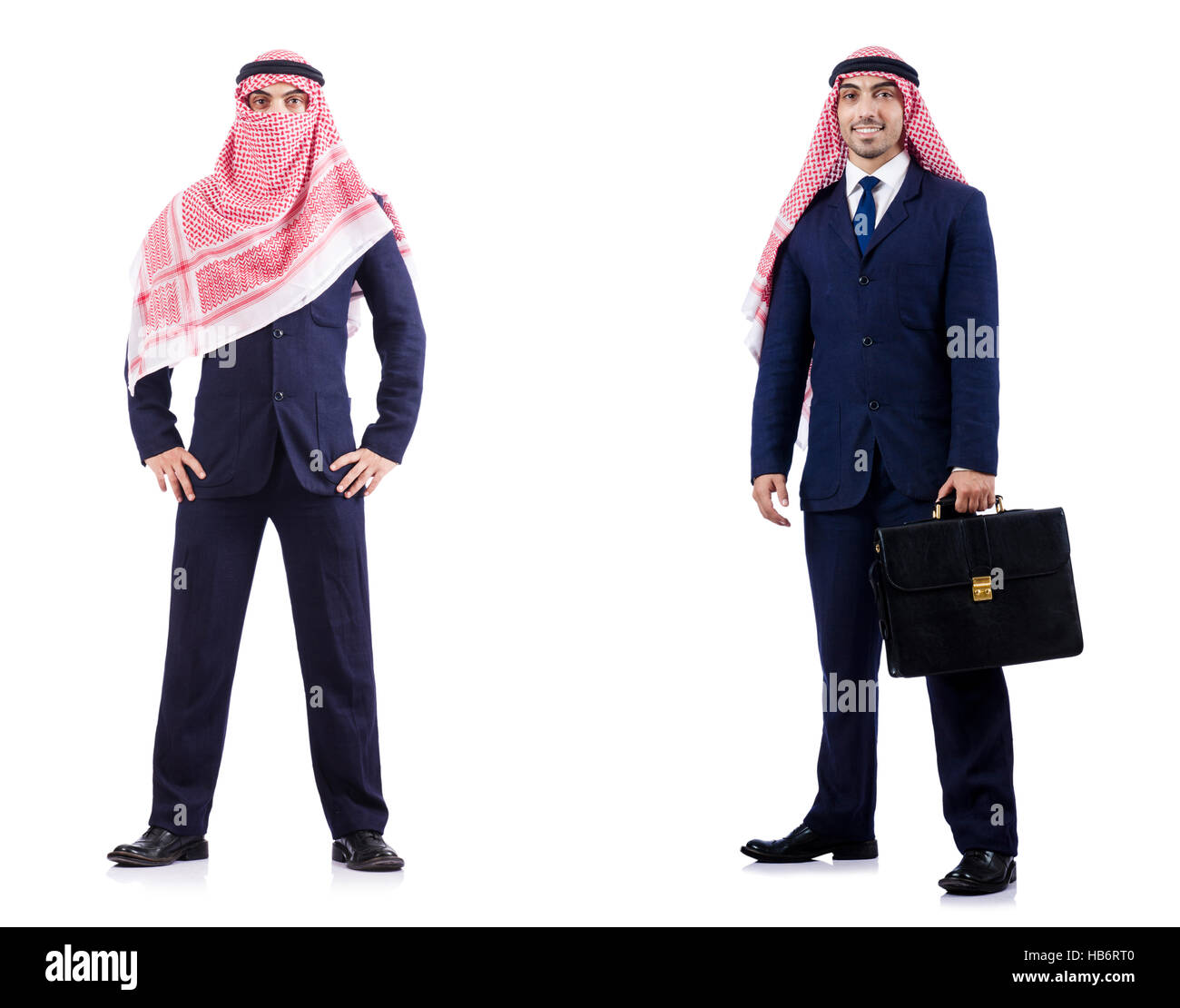 Set of photos with arab businessman Stock Photo - Alamy