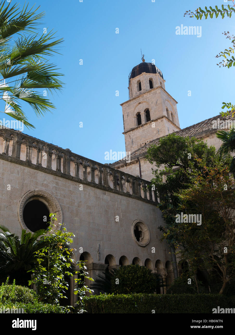 Franciscan monastery, Dubrovnik, Dalmatian Coast, Republic of Croatia ...
