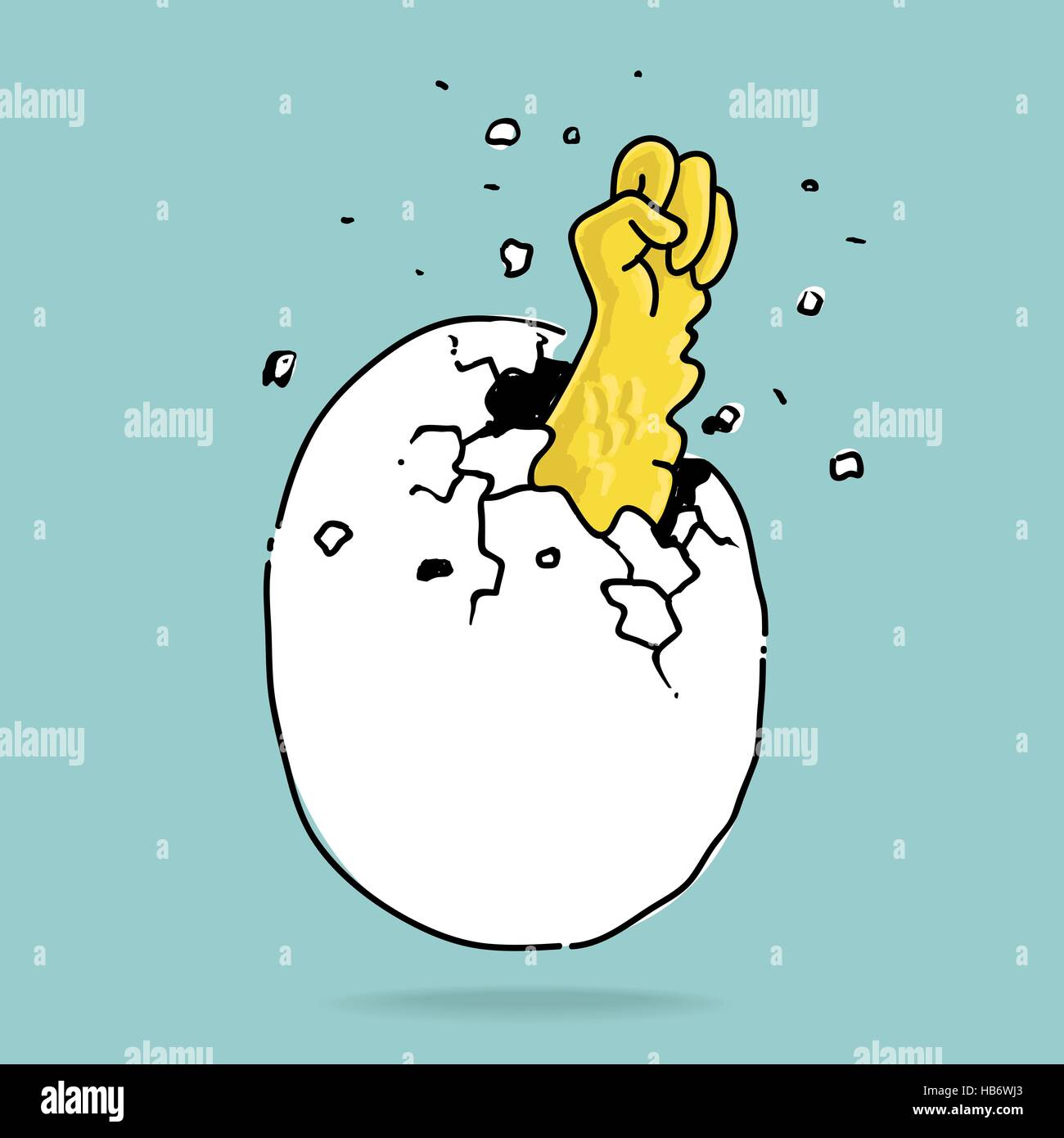 Birth of Baby Bird Vector Illustration Stock Vector Image & Art - Alamy