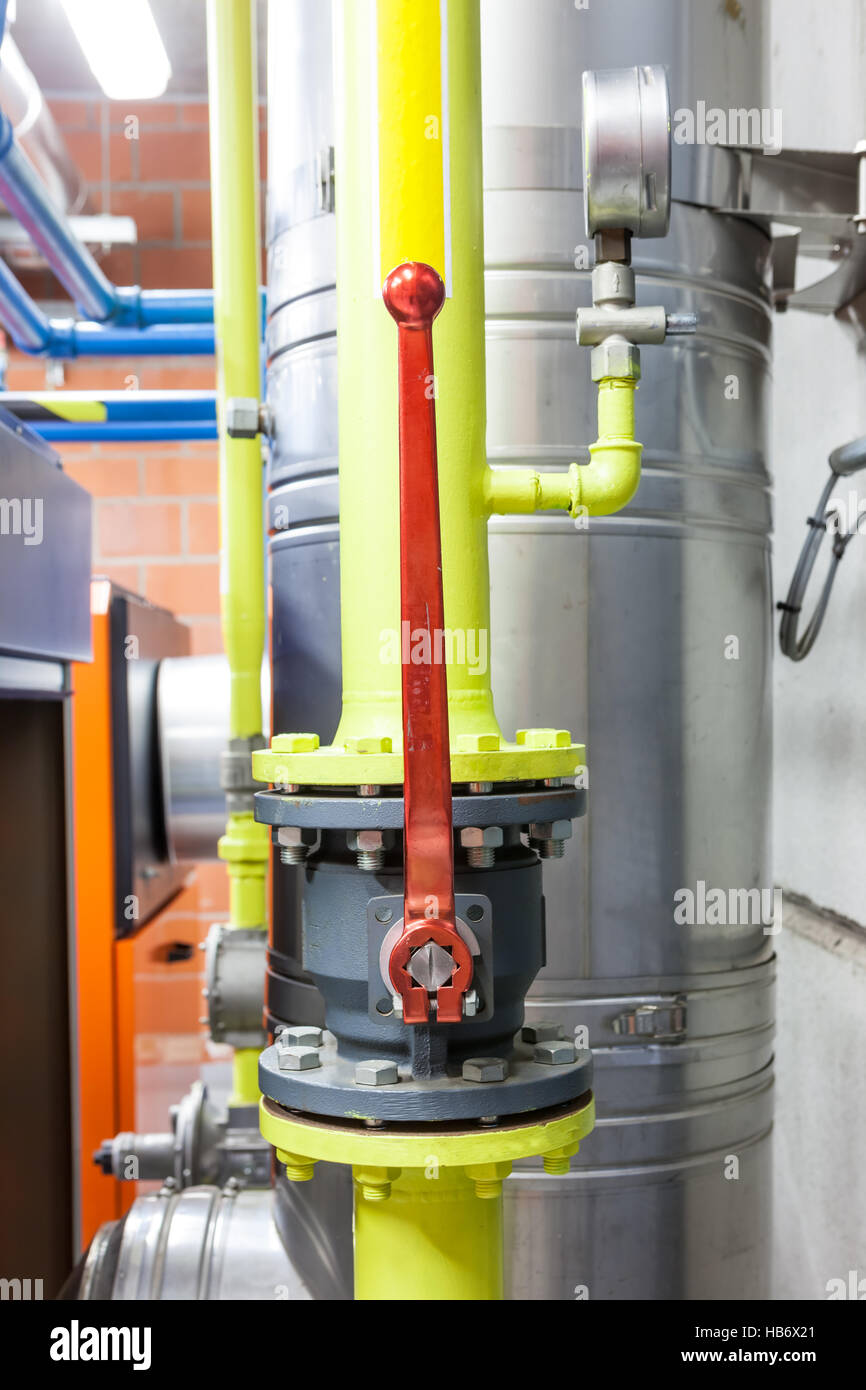 in the technical area, there are boosters for the water pipes of the ...