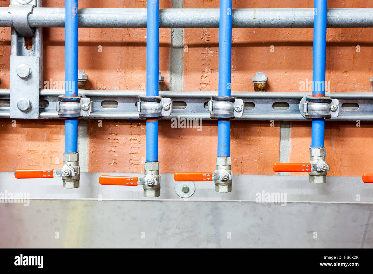 in the technical area, there are boosters for the water pipes of the ...