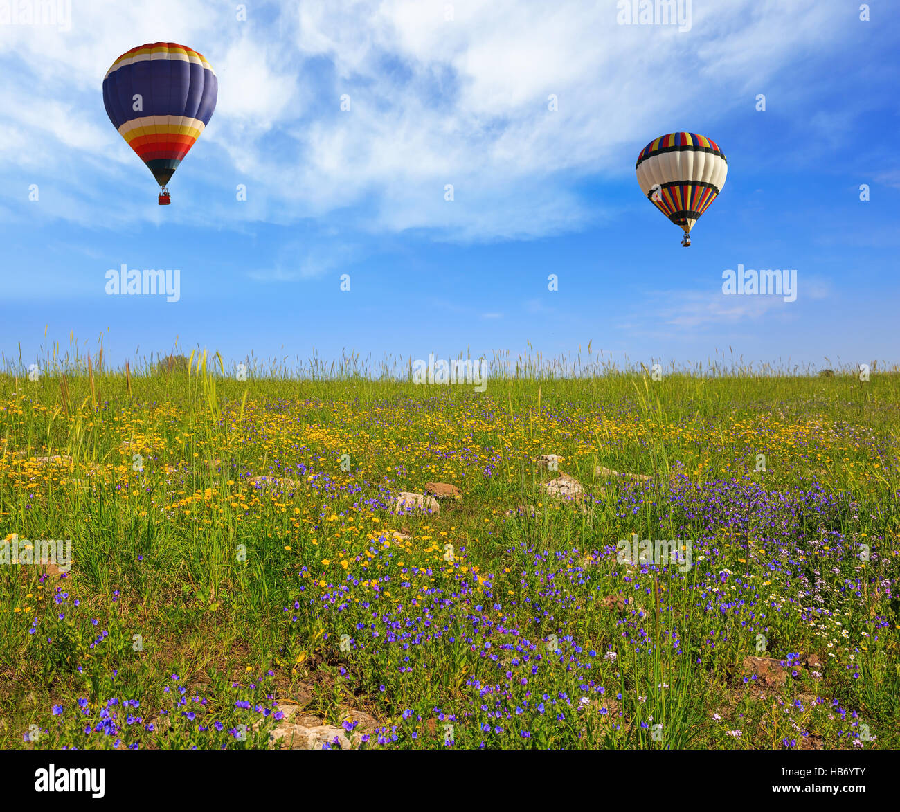 Two huge and beautiful balloons Stock Photo - Alamy