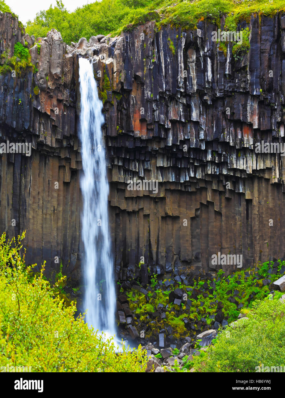 The basalt faces Stock Photo - Alamy