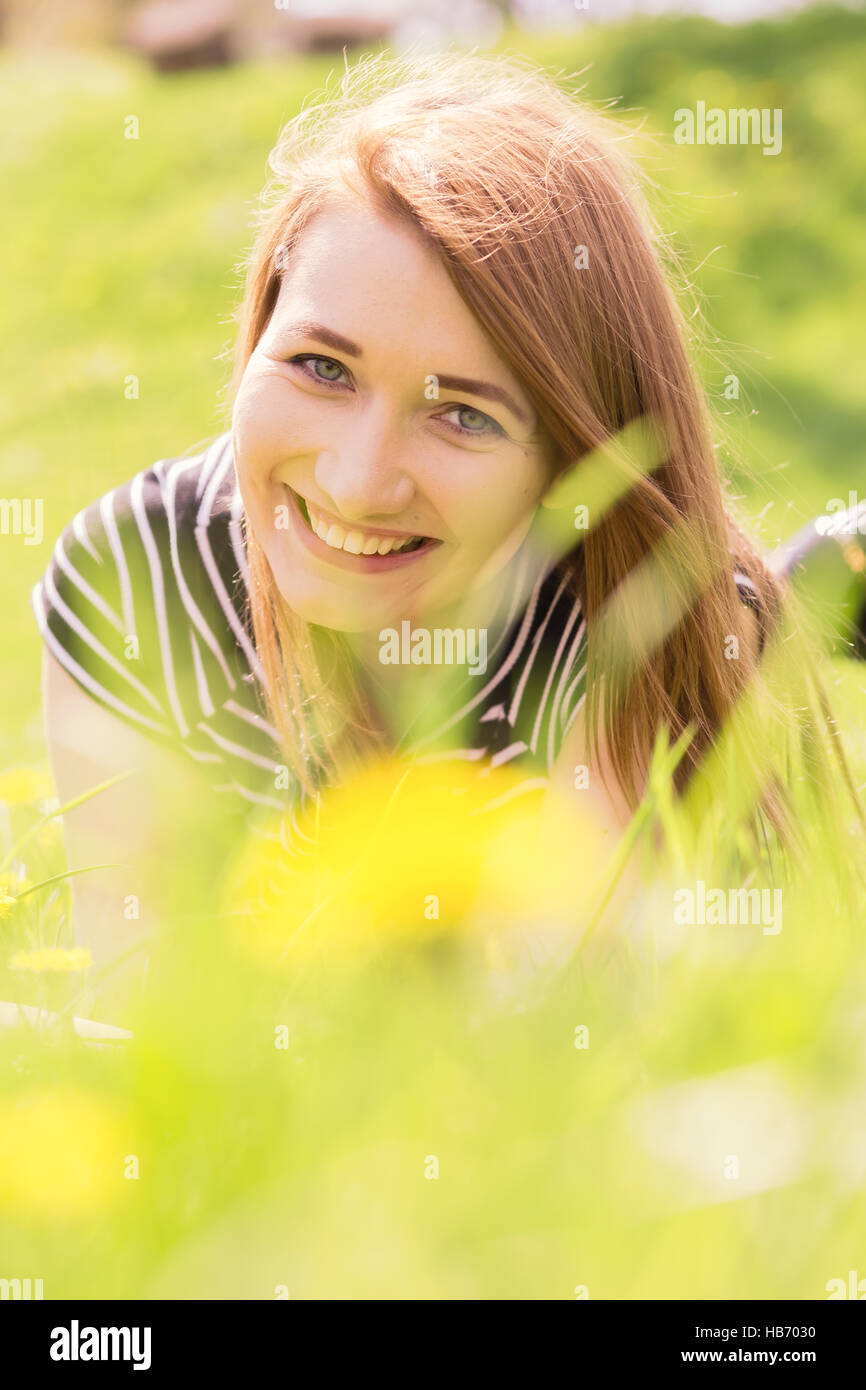 Red hair sun hi-res stock photography and images - Alamy