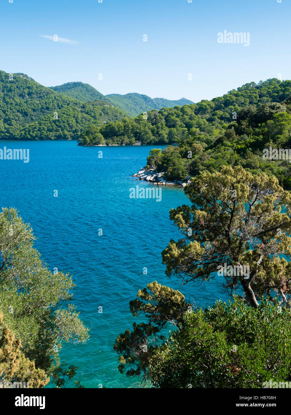 Veliko Jezero (Large Lake) Mljet National Park, Mljet, Republic of ...