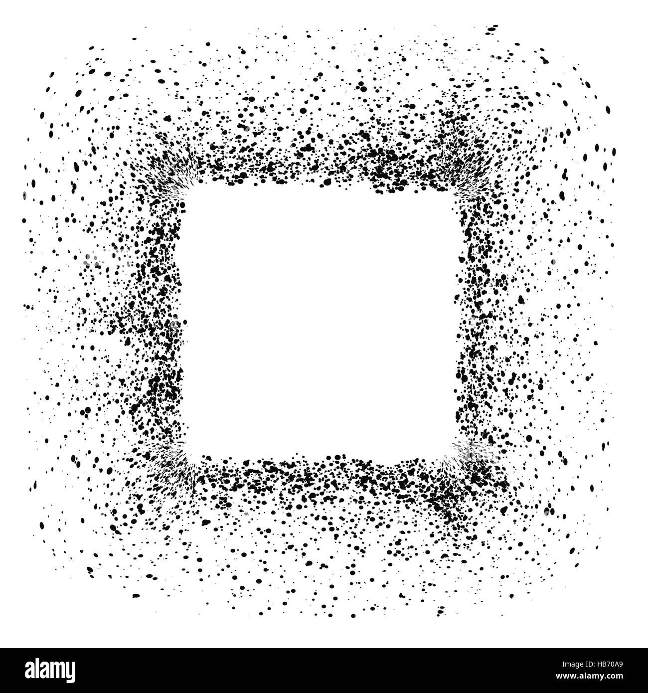 Black Square Frame Stock Photo - Alamy