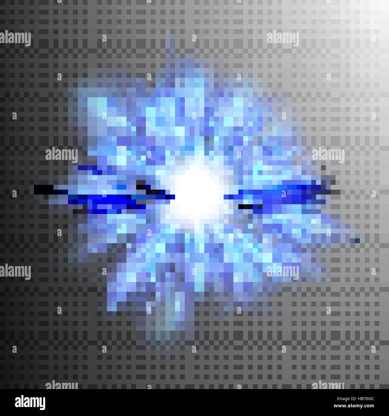 Bright sun glare Stock Vector Images - Alamy