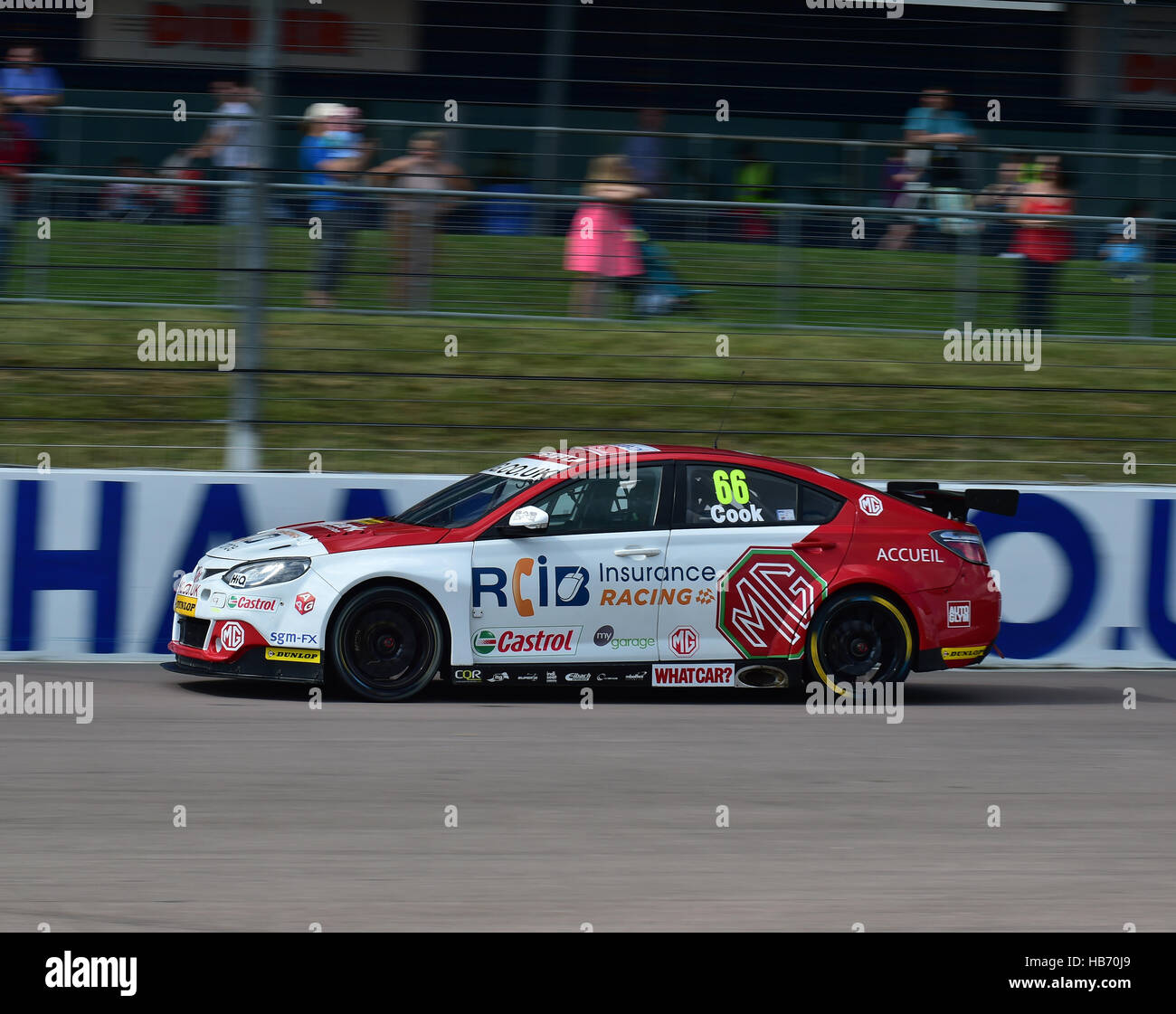 Josh Cook, MG6 GT, BTCC Rockingham, Rockingham Motorsport Speedway ...