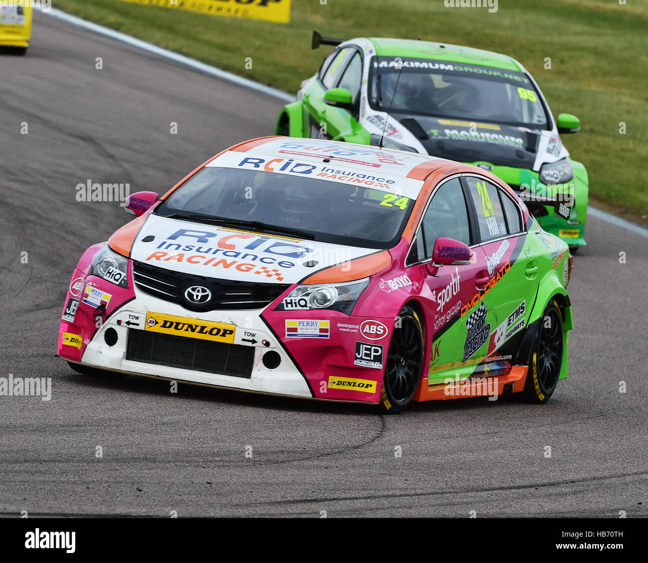 Jake Hill, Toyota Avensis, BTCC Rockingham, Rockingham Motorsport ...