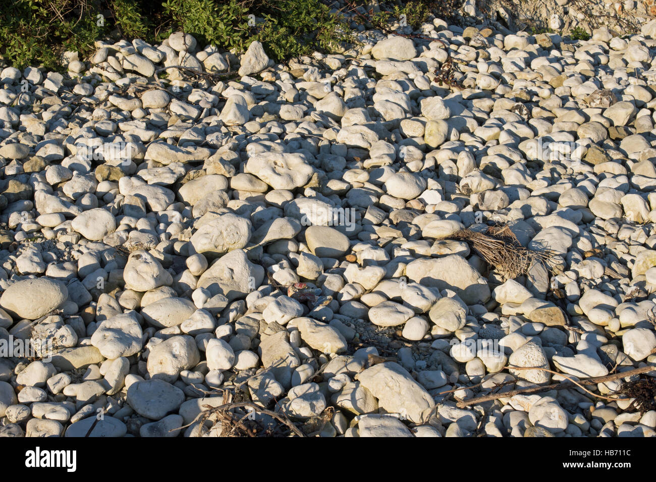 Erosion from Ballard Cliff, Swanage, Dorset Stock Photo - Alamy