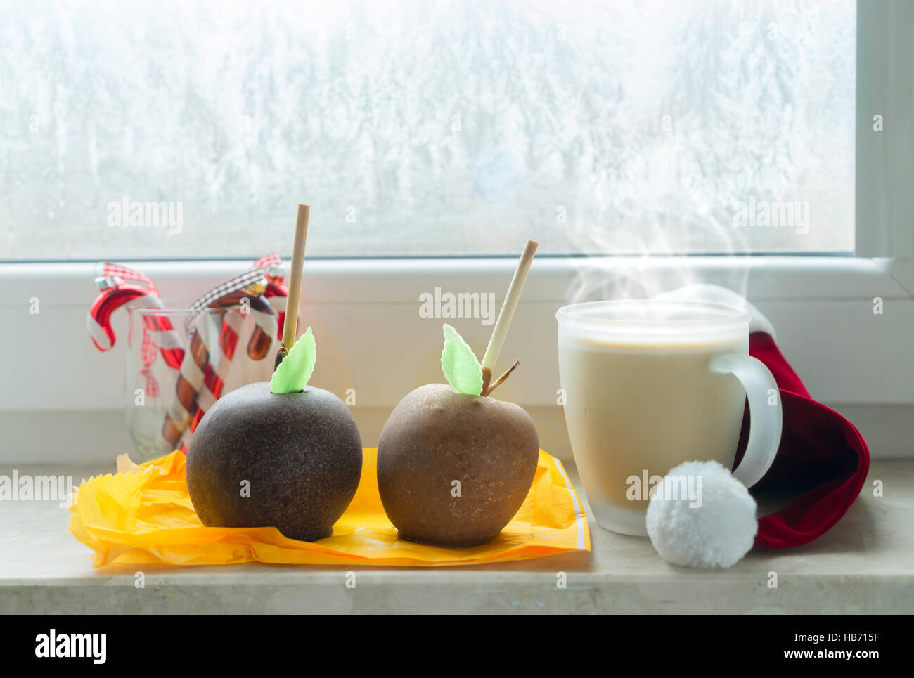 Cup of coffee on window sill Stock Photo - Alamy