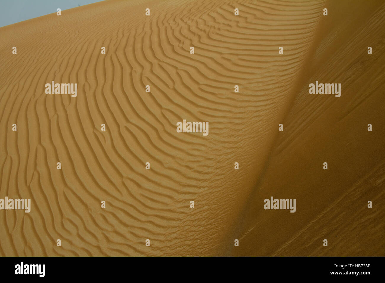 Sand patterns at a desert in Dubai, UAE Stock Photo - Alamy