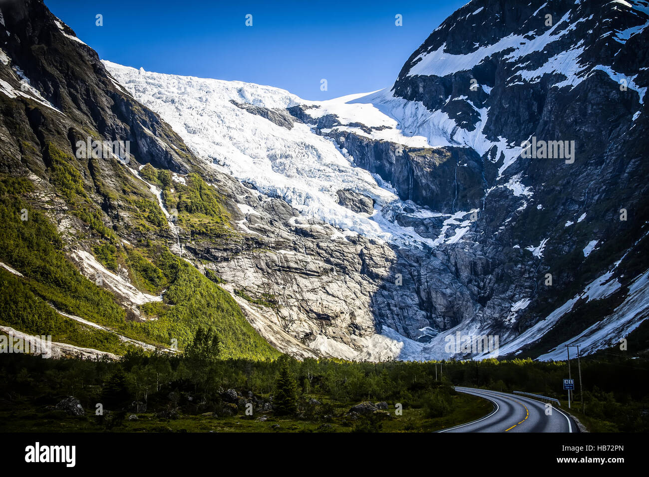 boyabreen - Glacier in Norway Stock Photo - Alamy