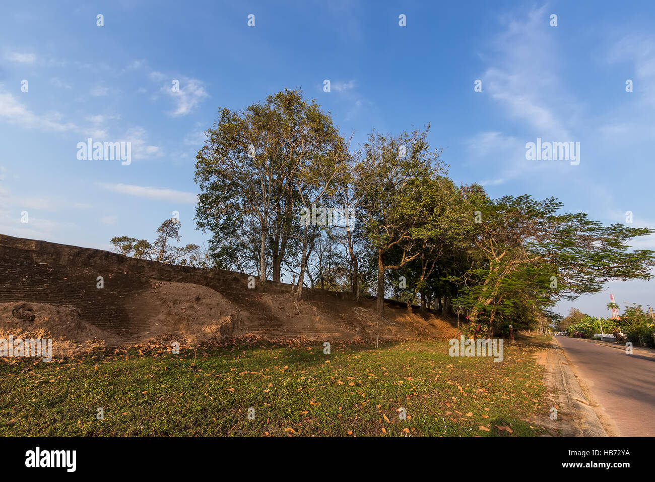 Ancient City Wall of Chaing Saen Stock Photo - Alamy