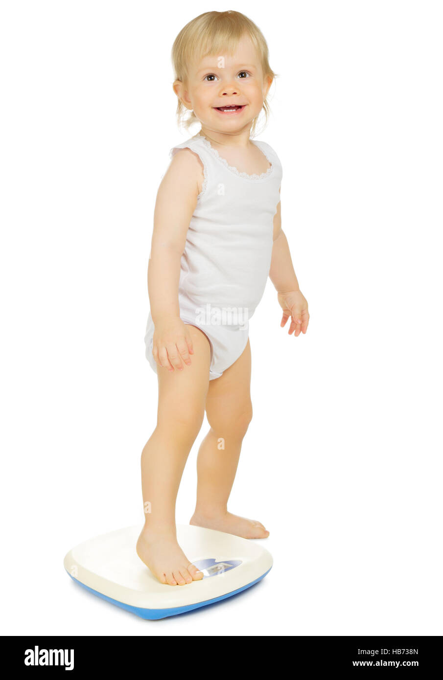 Little baby with scales isolated Stock Photo - Alamy