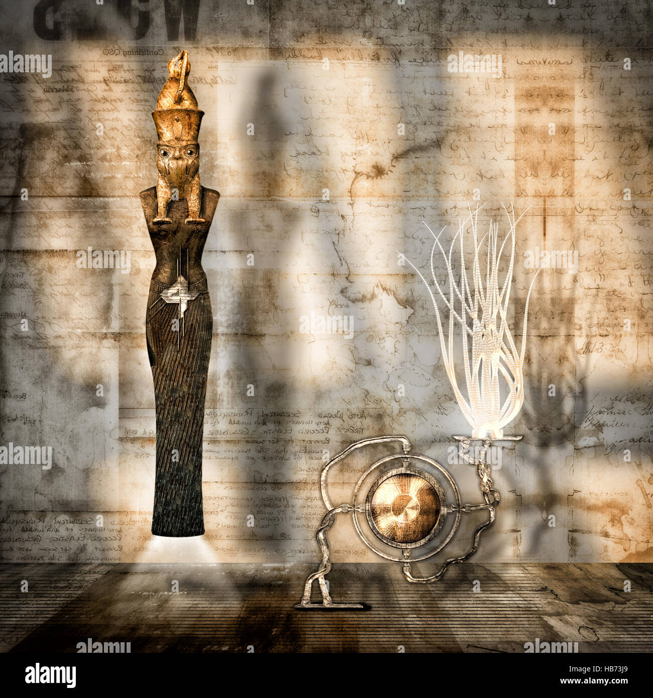 Representation of Osiris Stock Photo - Alamy