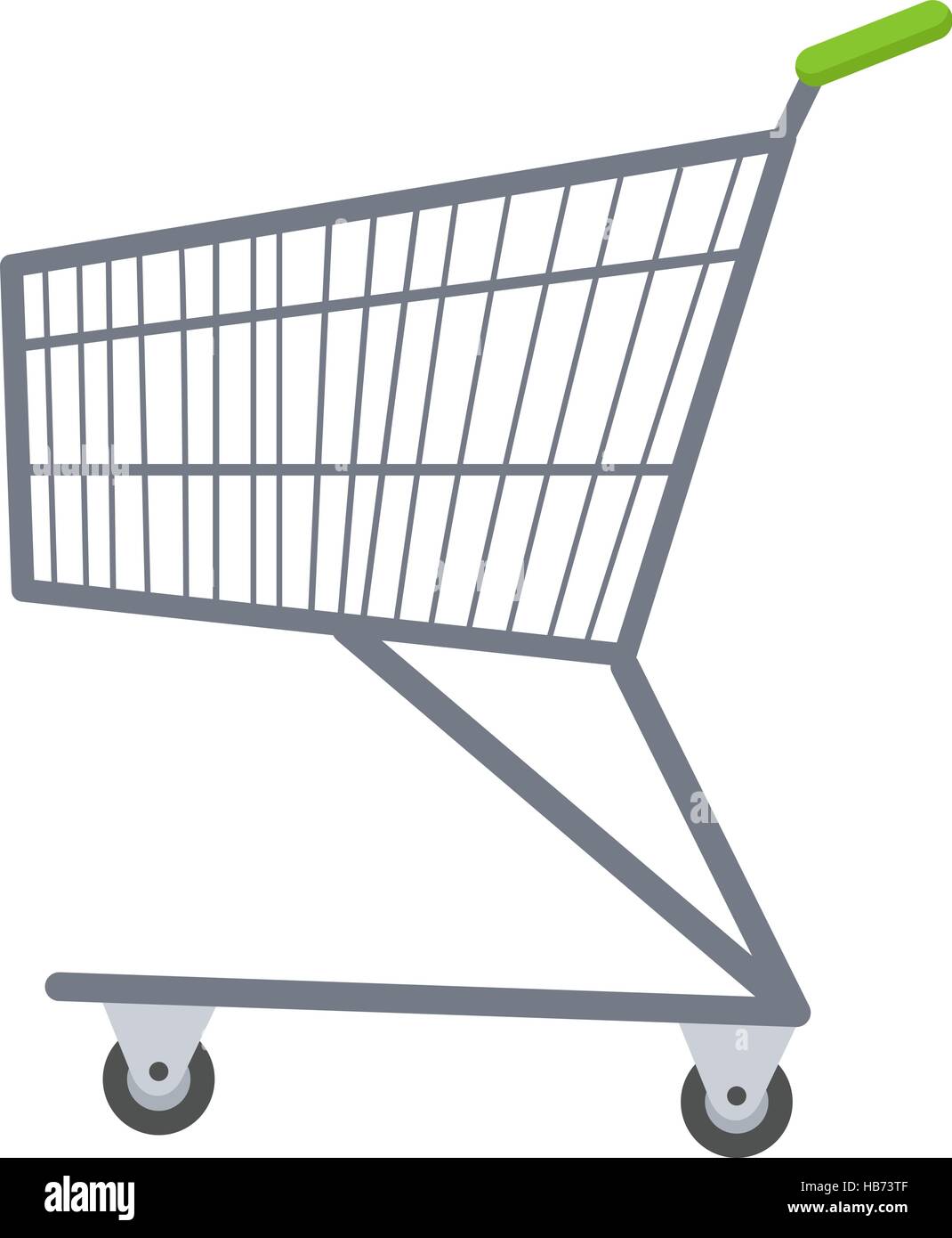 Consumer trolley Stock Vector Images - Alamy