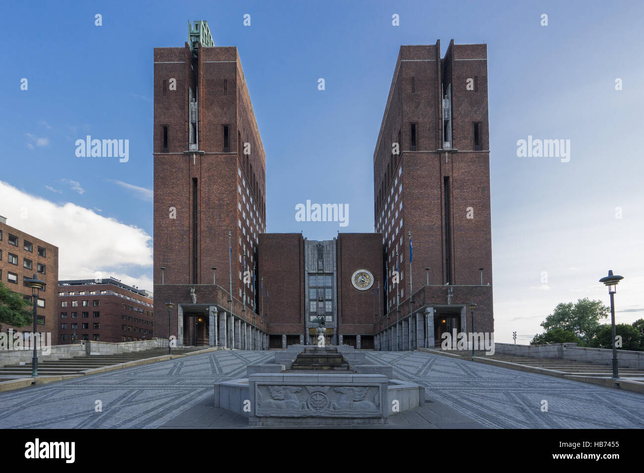 Town Hall in Oslo Stock Photo - Alamy