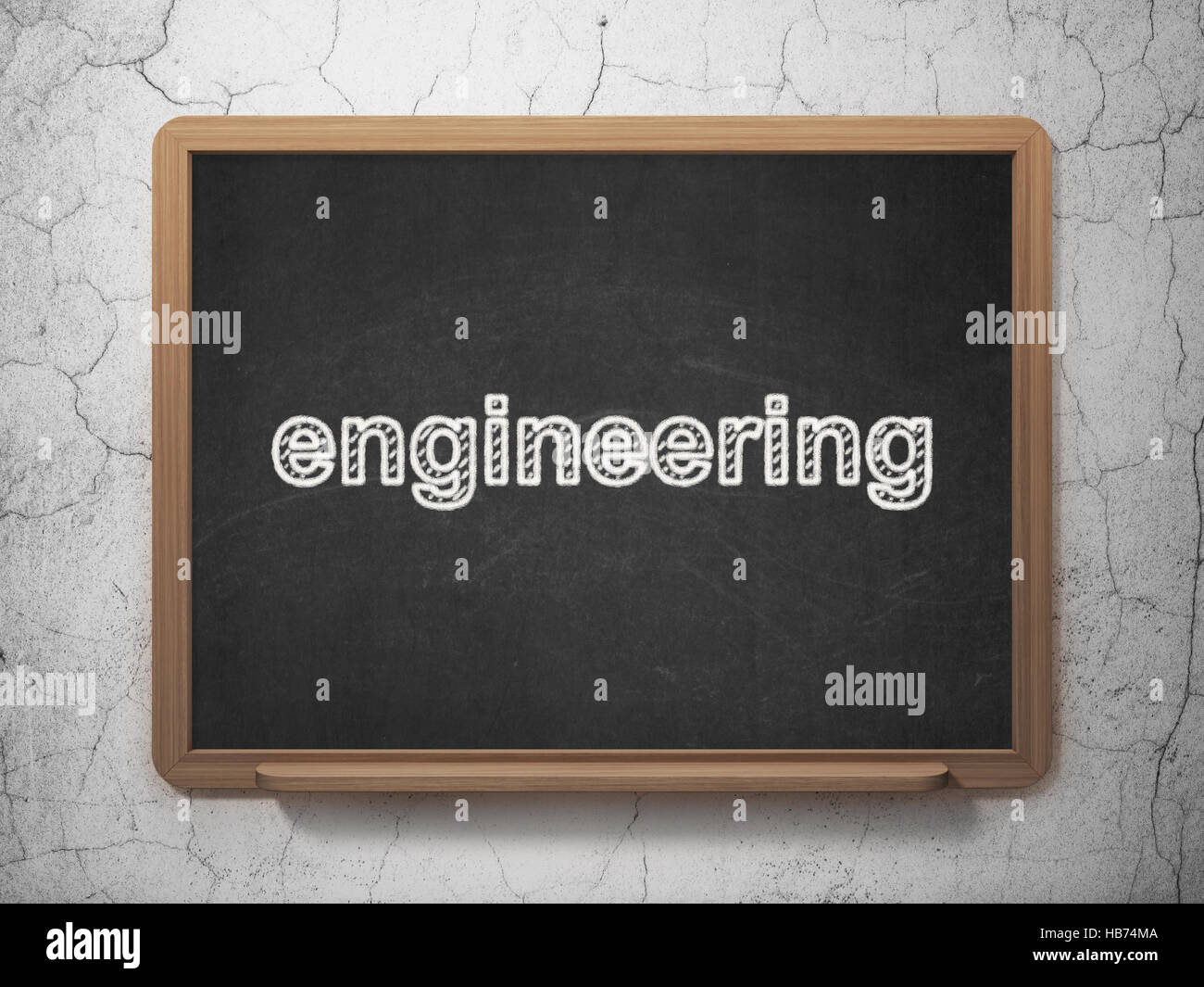 Science concept: Engineering on chalkboard background Stock Photo - Alamy