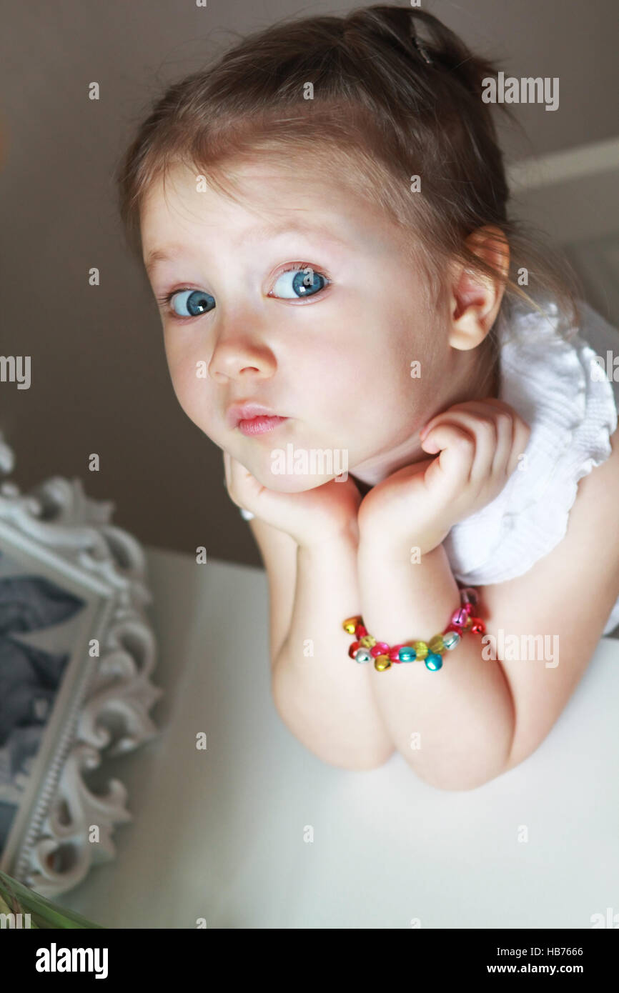 Beautiful small girl Stock Photo - Alamy