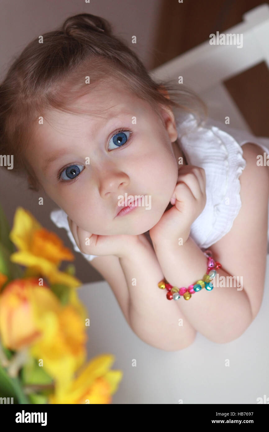 Beautiful small girl Stock Photo - Alamy