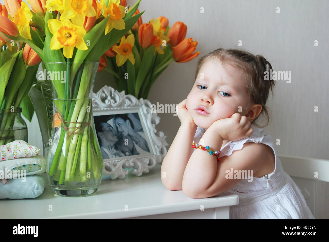 Beautiful small girl Stock Photo - Alamy