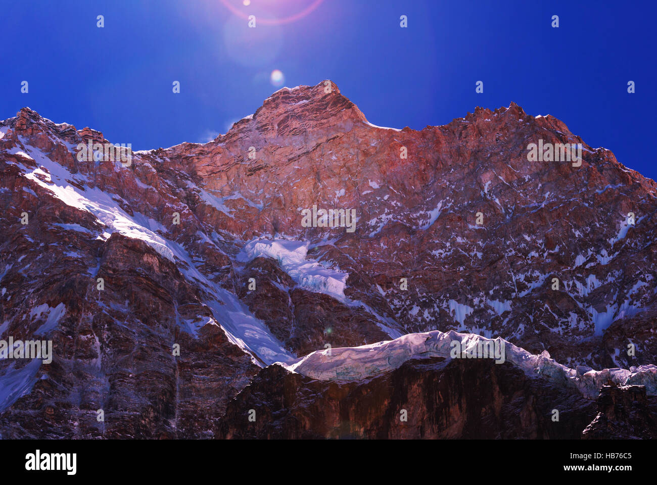 Jannu mountain hi-res stock photography and images - Alamy