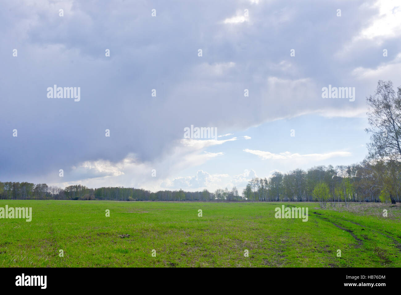 spring rainy weather Stock Photo - Alamy