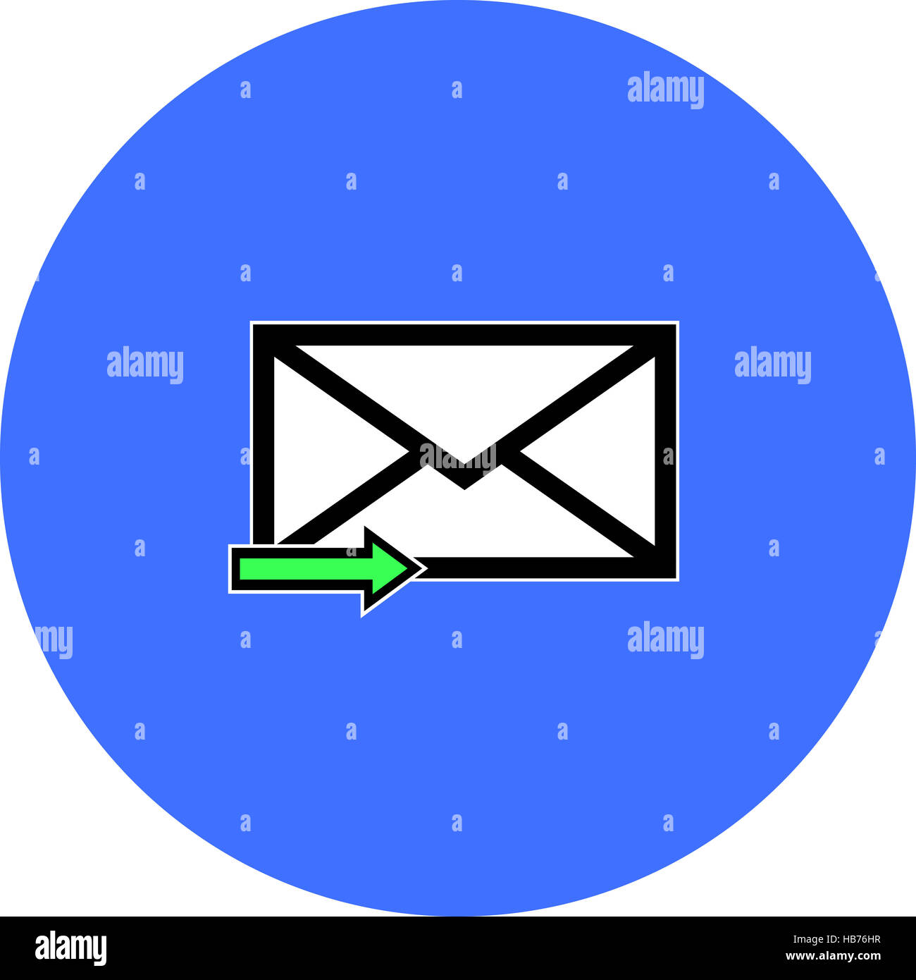 Email symbol letter icon Stock Photo - Alamy