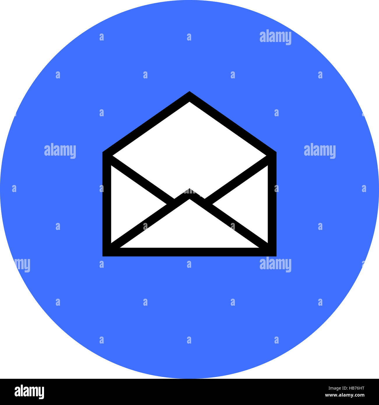 Email symbol letter icon Stock Photo - Alamy