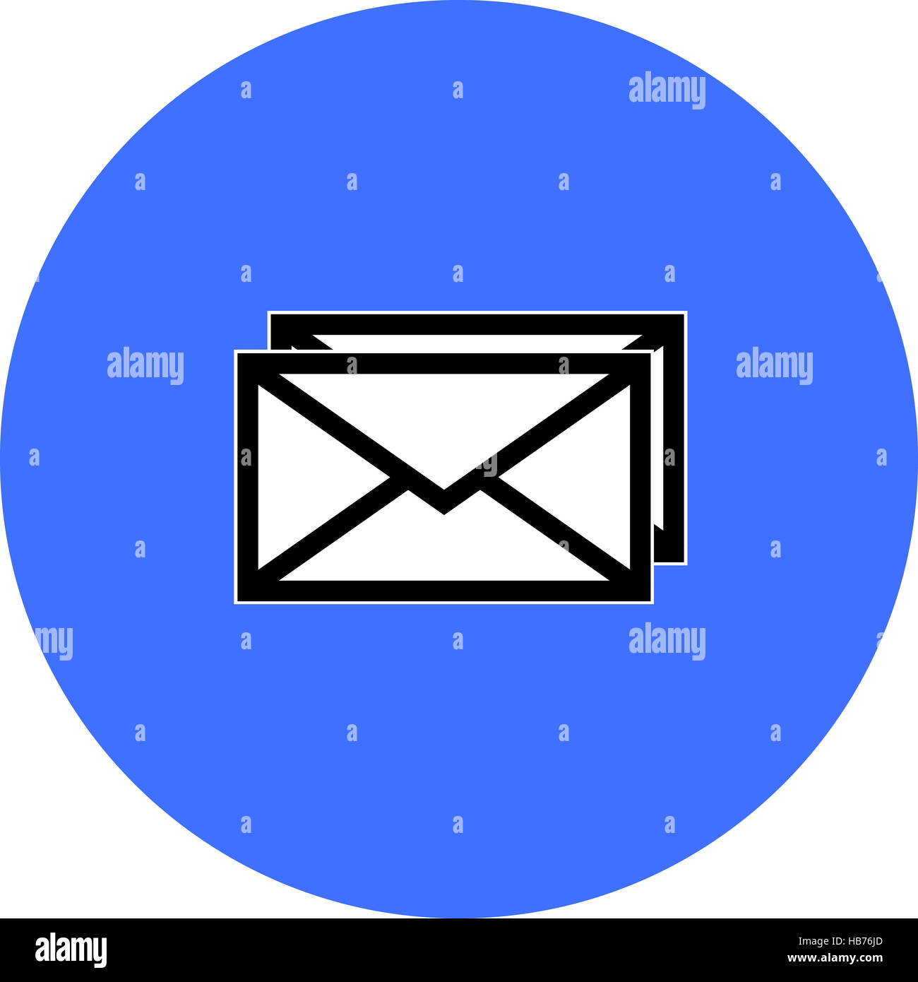 Email symbol letter icon Stock Photo - Alamy