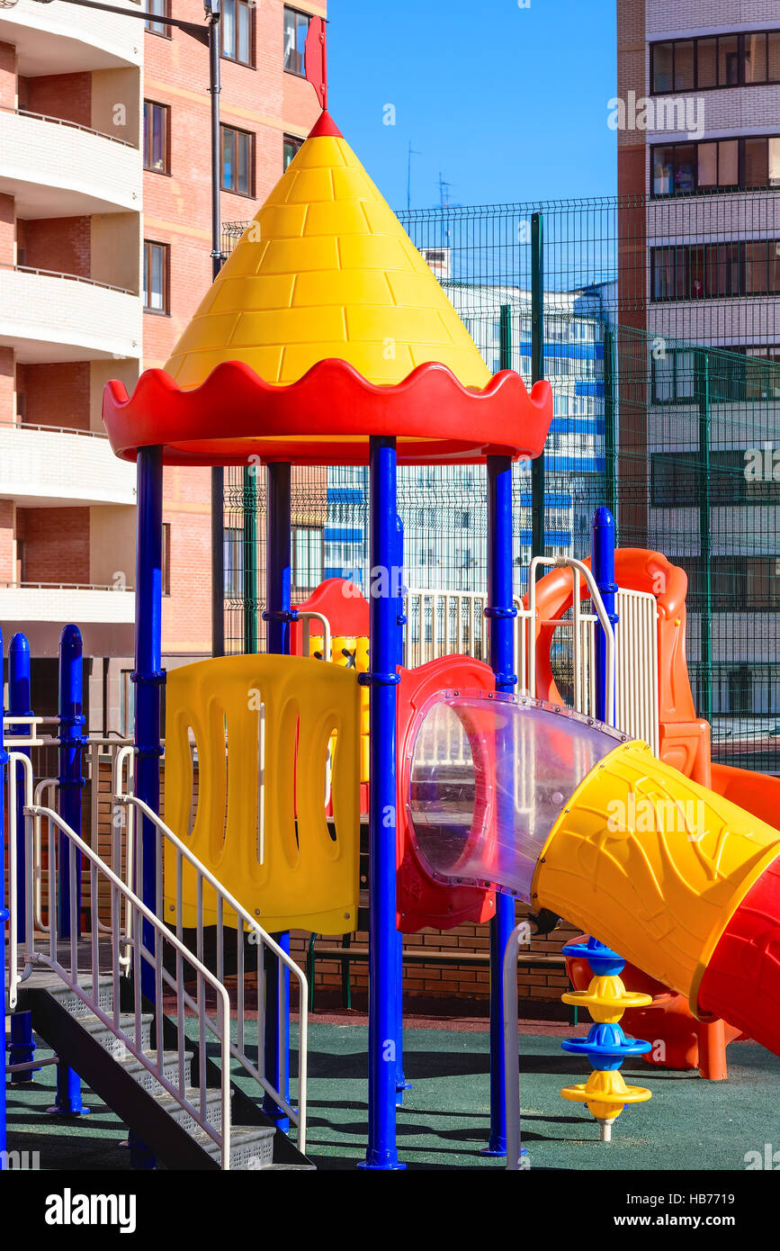 playground in winter Stock Photo - Alamy