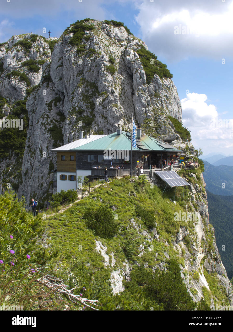 alpine hut in the mountains of Bavaria Stock Photo - Alamy