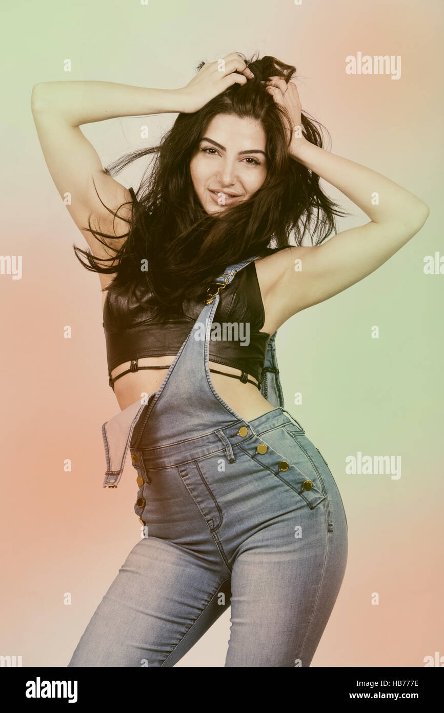 young woman dancing Stock Photo - Alamy