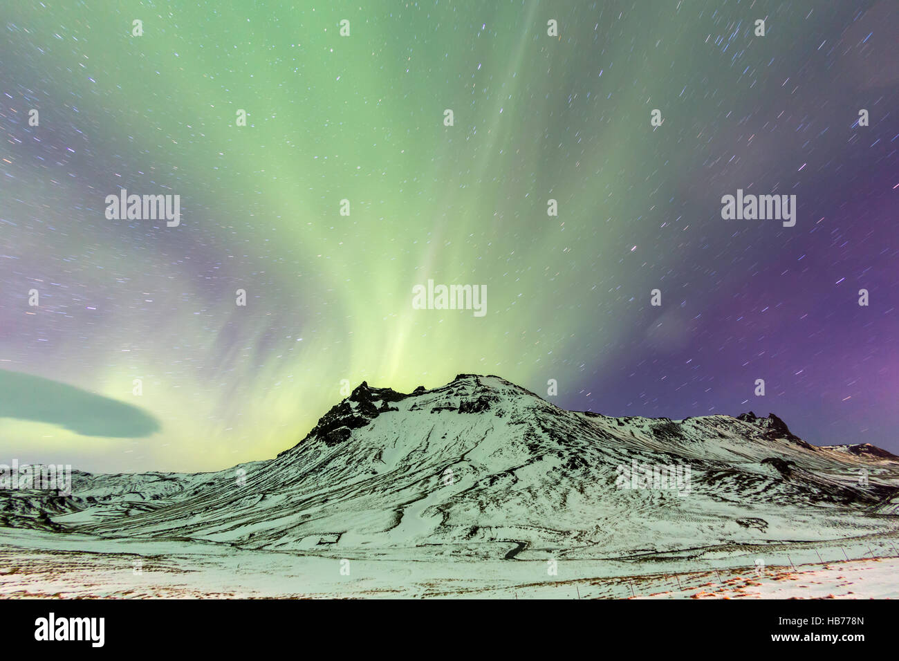 Northern Lights Aurora Stock Photo - Alamy