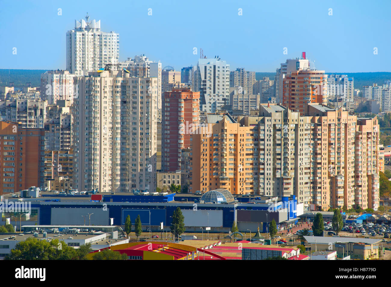 Kiev modern architecture, Ukraine Stock Photo - Alamy