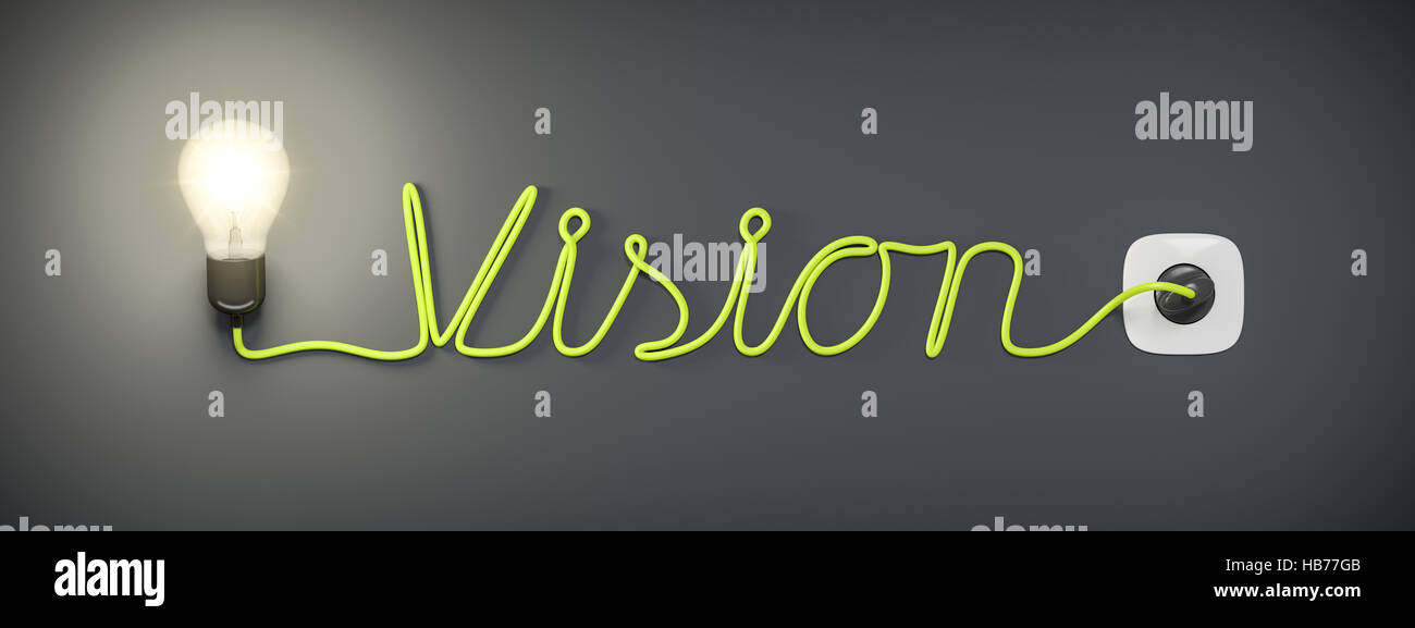 light bulb vision Stock Photo - Alamy