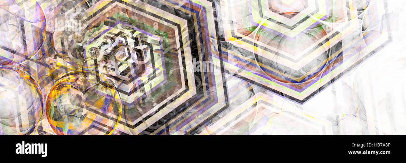 Fractals hexagon hi-res stock photography and images - Alamy