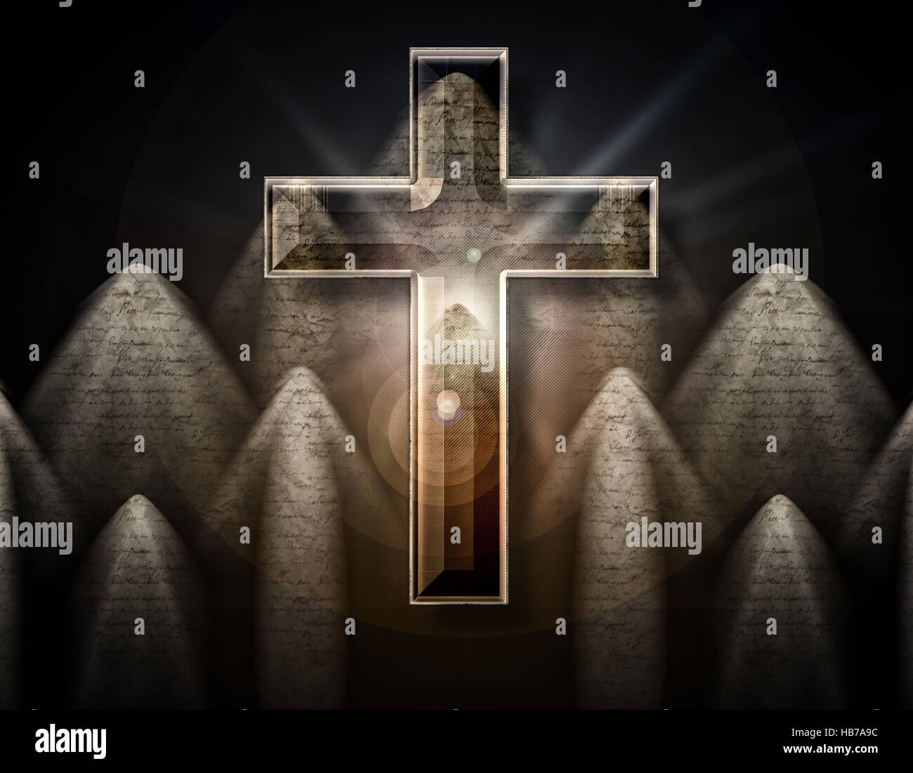 Cross of the scriptures hi-res stock photography and images - Alamy