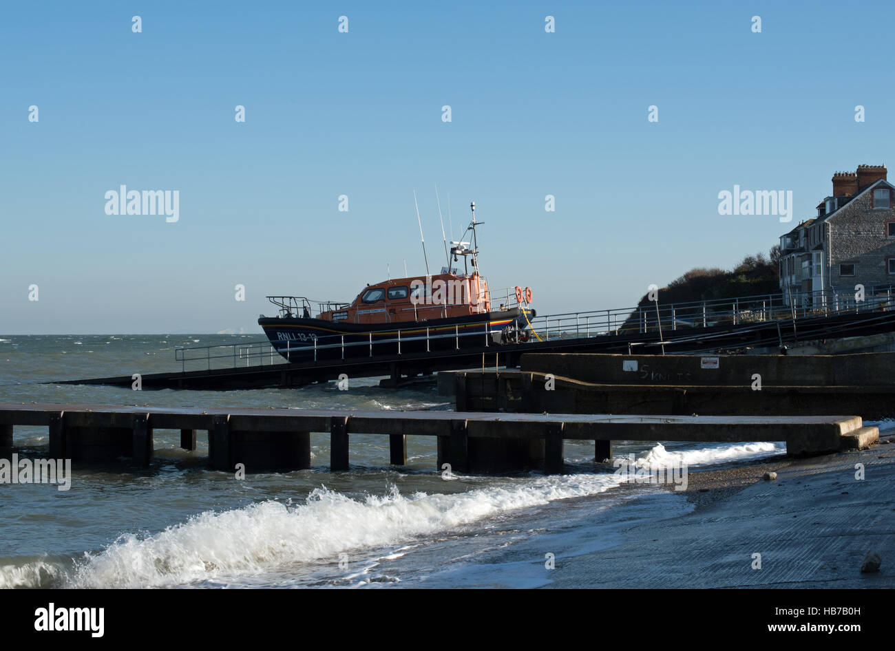 Swanage Lifeboat 'George Thomas Lacy' Stock Photo - Alamy