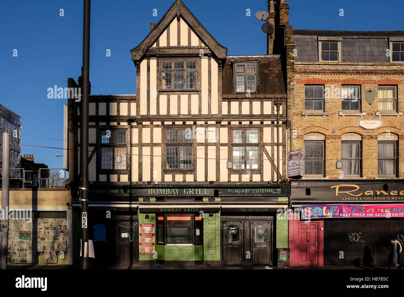 Half Timber Building Stock Photo - Alamy