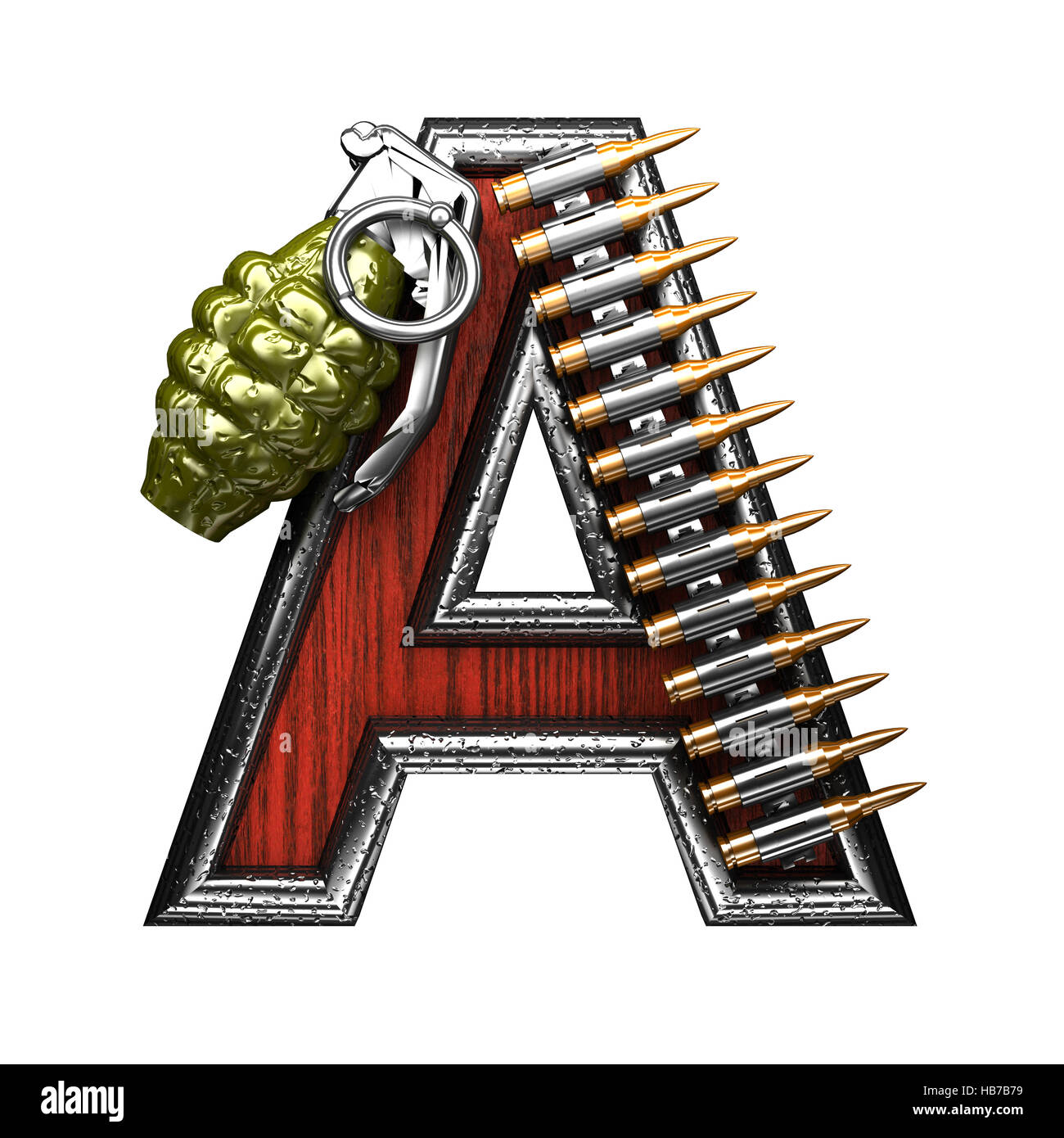 a military letter. 3D illustration Stock Photo - Alamy