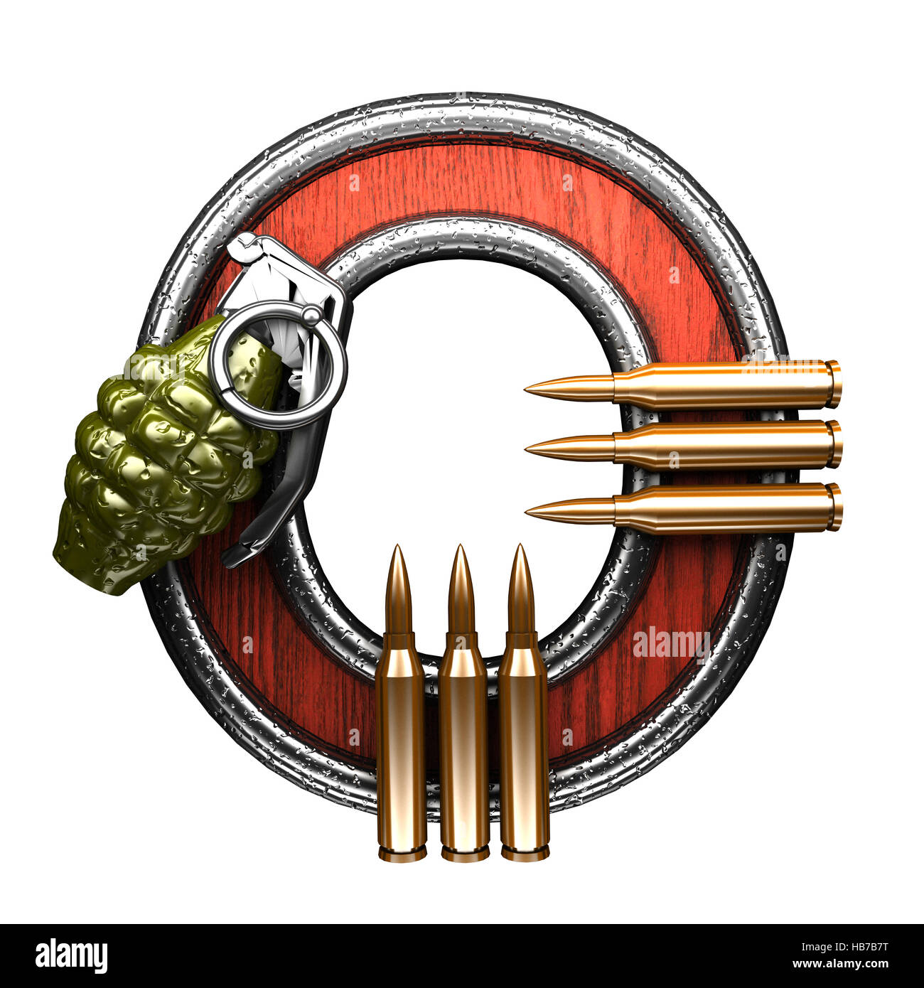 o military letter. 3D illustration Stock Photo - Alamy