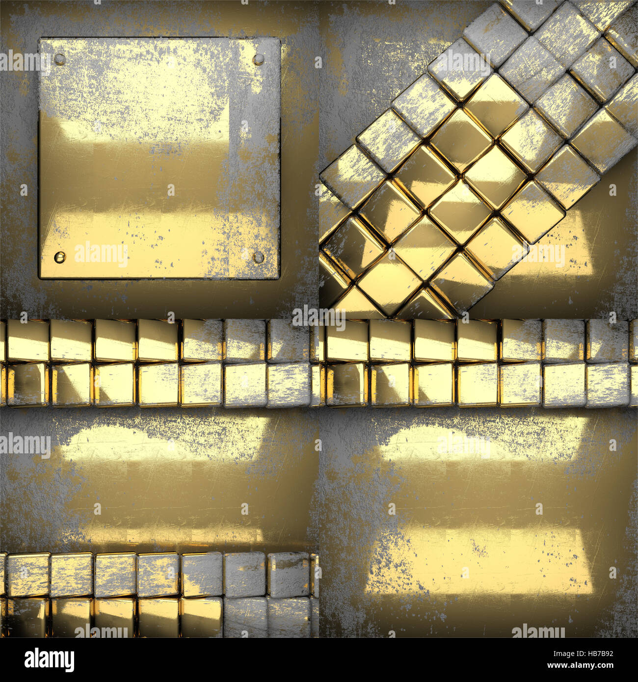 golden texture background set Stock Photo - Alamy