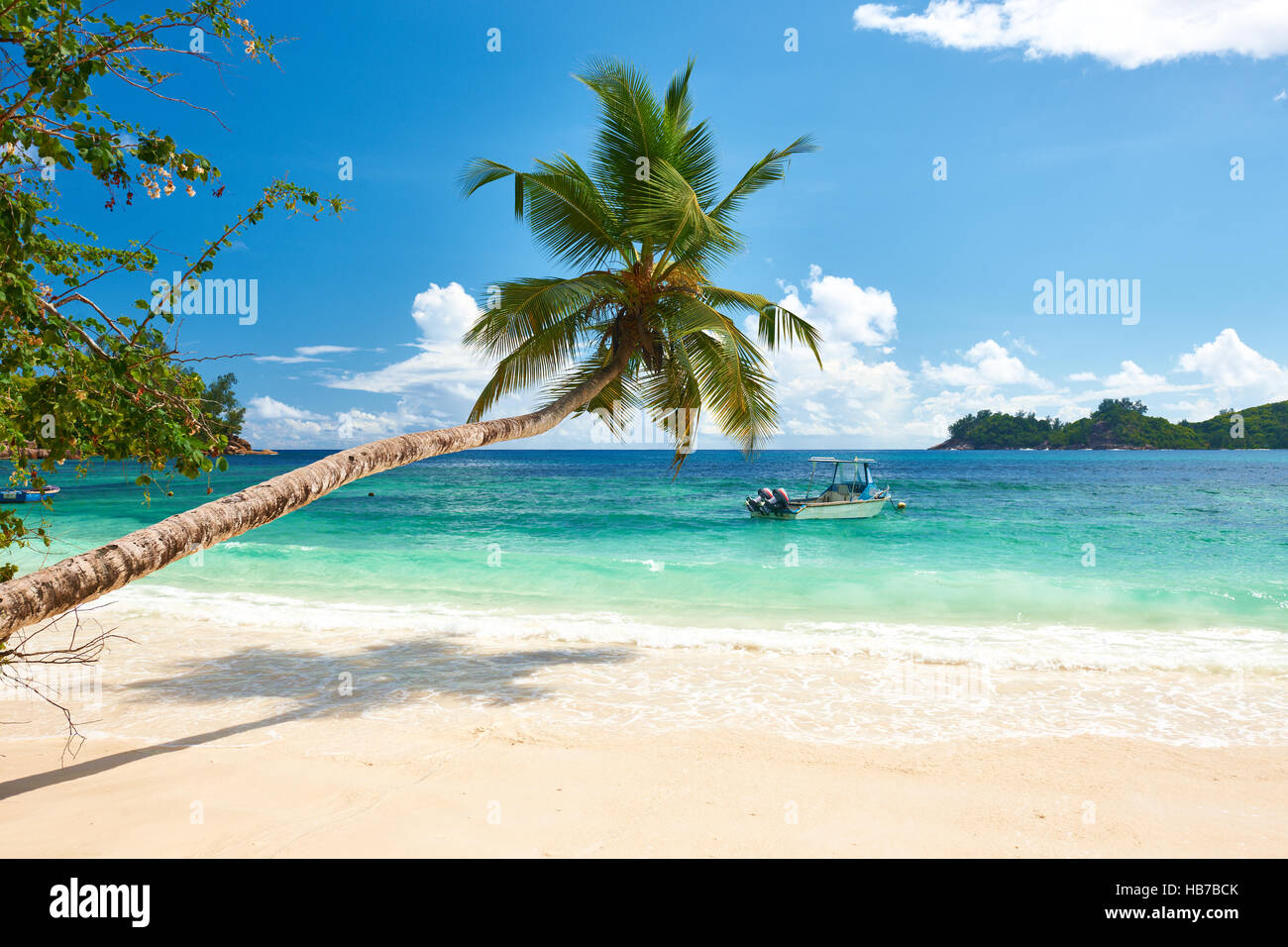 Beautiful Anse Intendance beach at Seychelles Stock Photo - Alamy