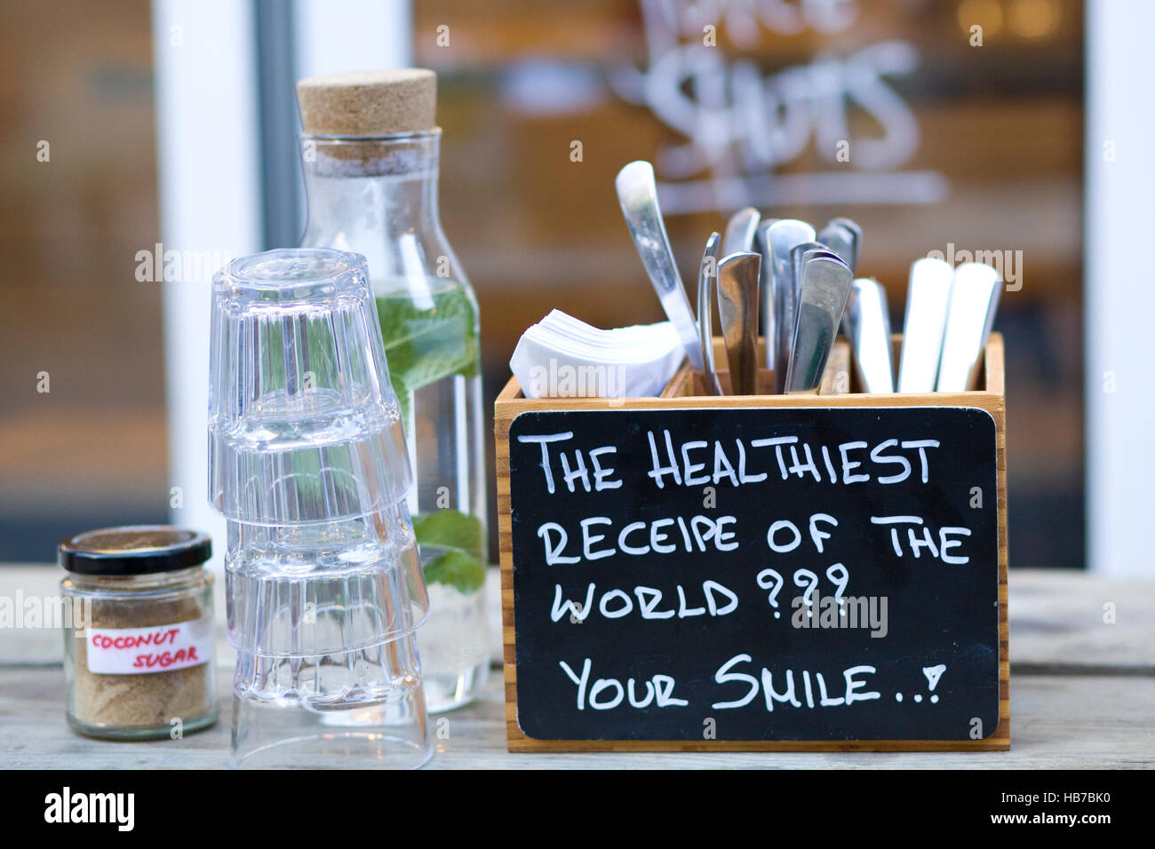 Table knives with words hi-res stock photography and images - Alamy